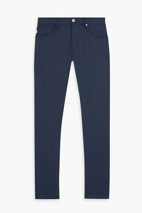 SLOWEAR Incotex Woolblend Twill Chinos - Navy