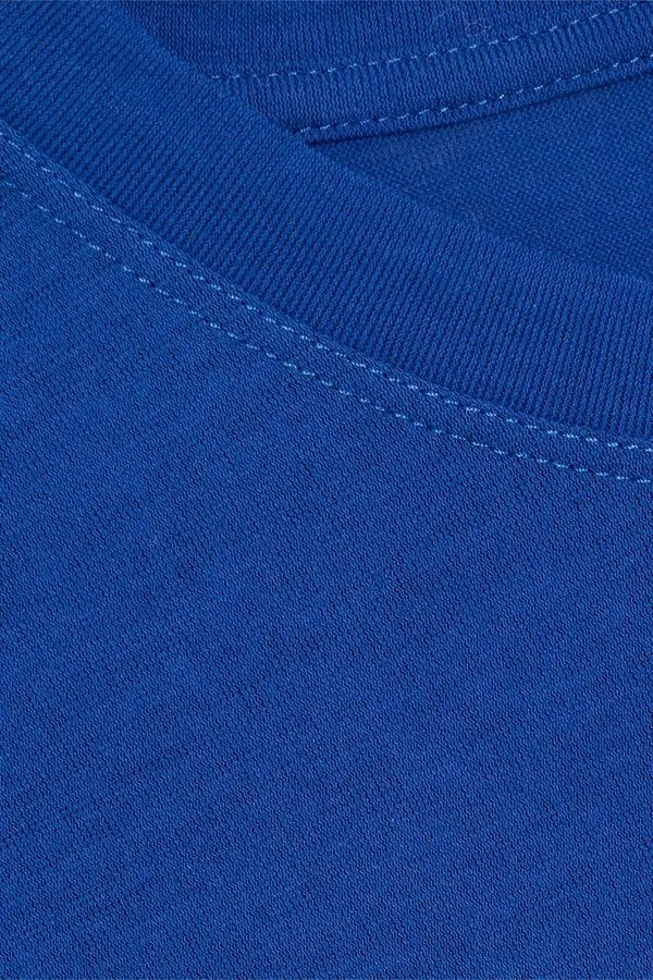SLOWEAR Zanone Cottonjersey Tshirt - Bright Blue