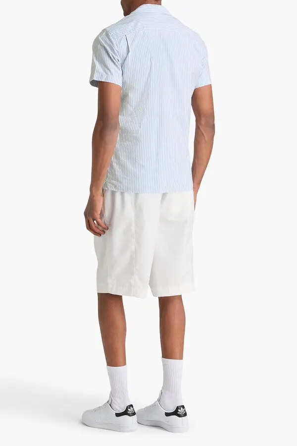Orlebar Brown Travis Striped Cottonpoplin Shirt