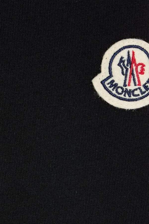 Moncler Appliquéd Cottonjersey Tshirt