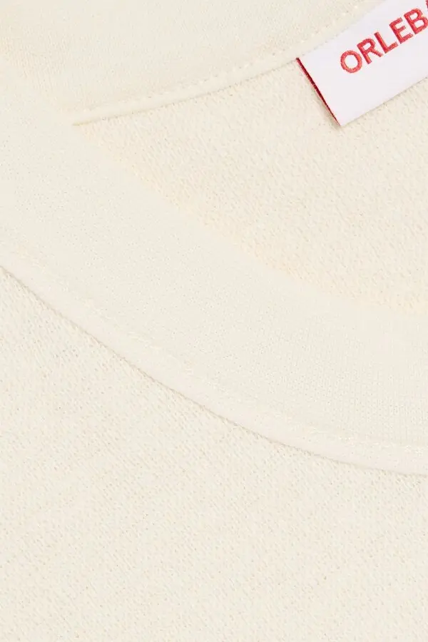 Orlebar Brown Nicolas Cotton And Linenblend Tshirt - Ivory