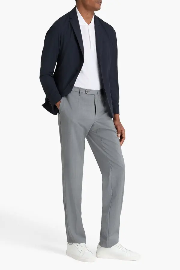 SLOWEAR Incotex Wool-blend Pants - Gray