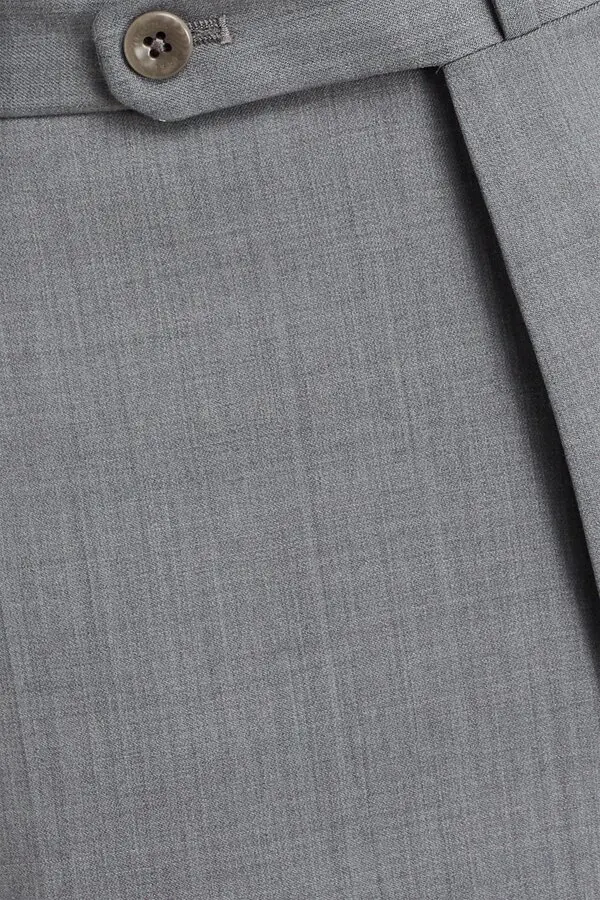 SLOWEAR Incotex Wool-blend Pants - Gray