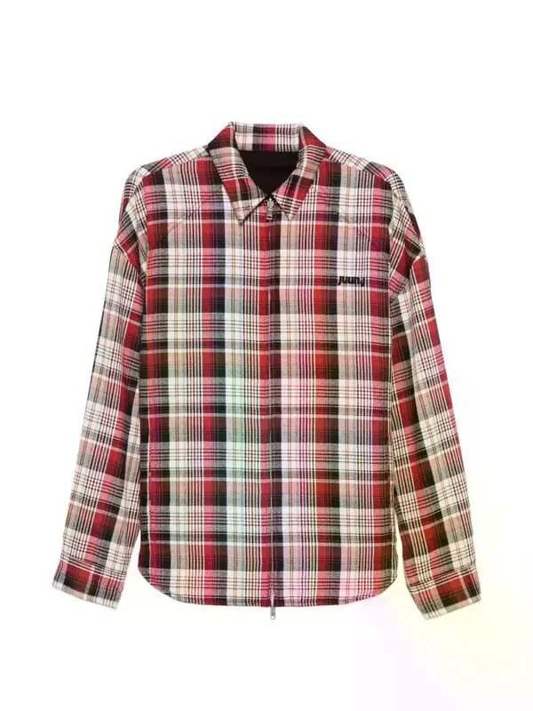 JUUN.J Plaid Zip-up Jacket
