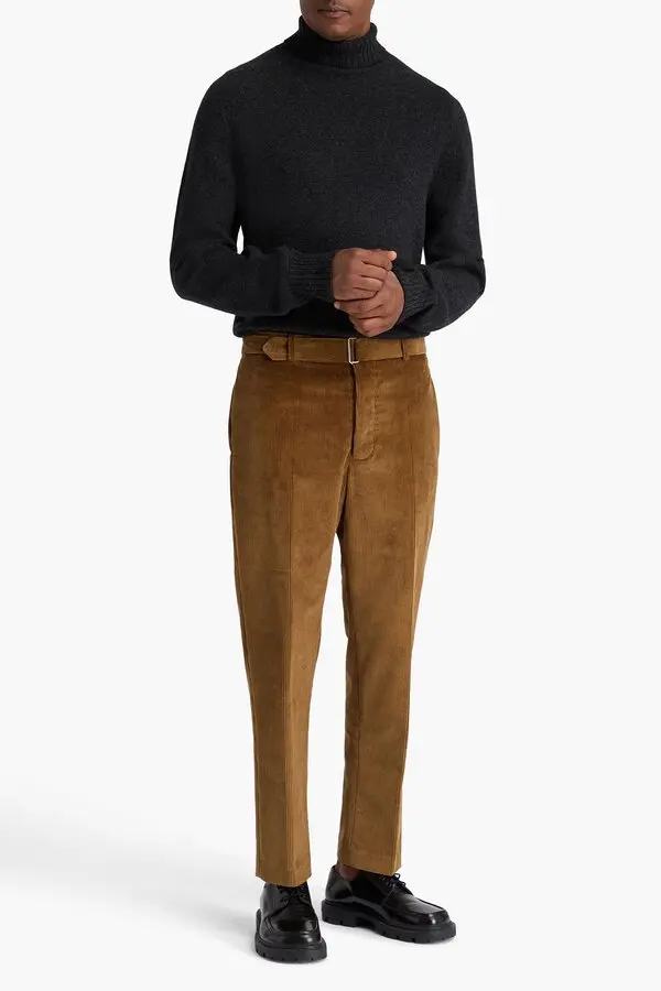 Officine Générale Shoché Tapered Cotton-corduroy Pants