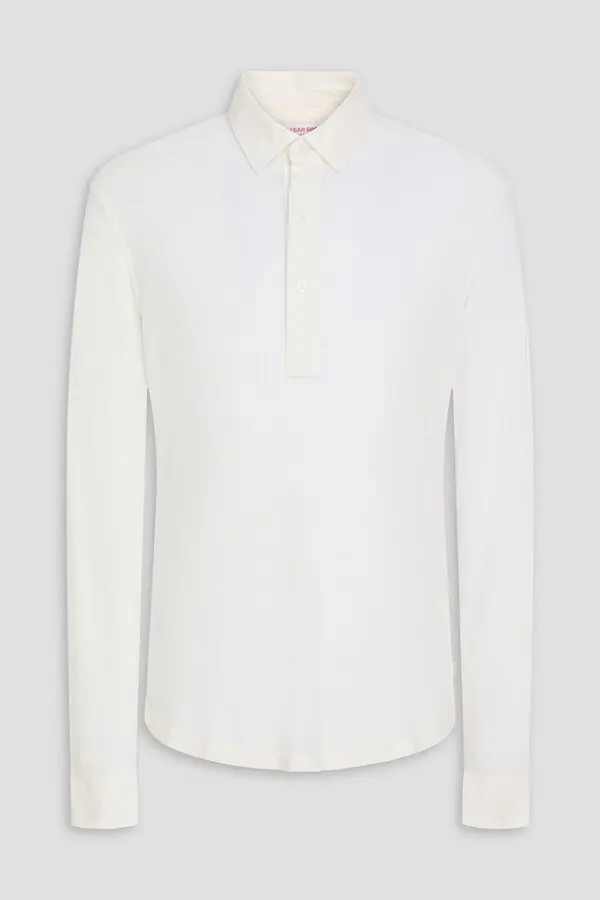 Orlebar Brown Sebastian Modalblend Jersey Polo Shirt - Ivory