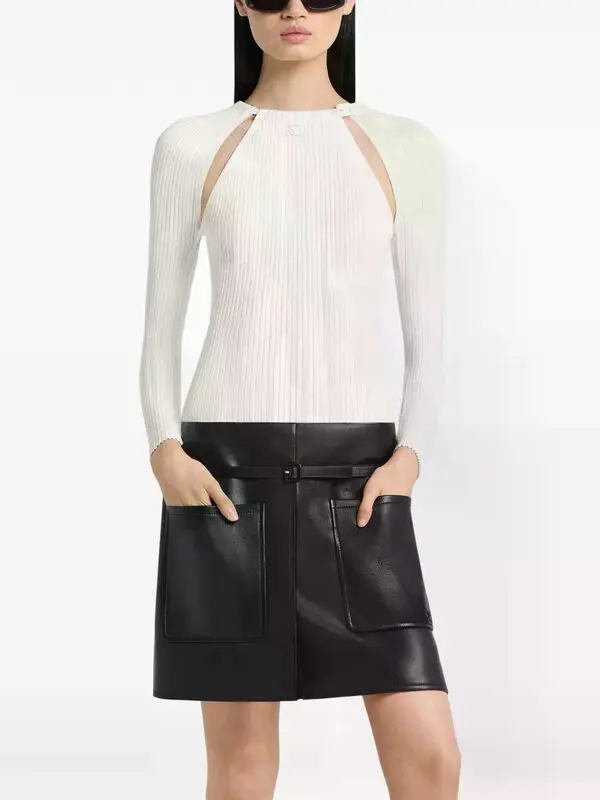 COURREGES Long-sleeve T-shirt - White