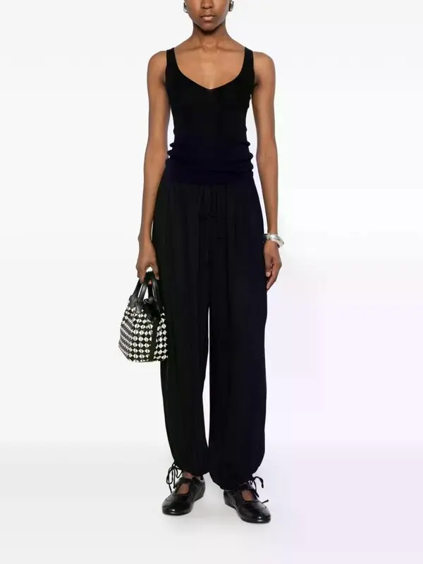 Eric Bompard Ribbed V-neck Vest