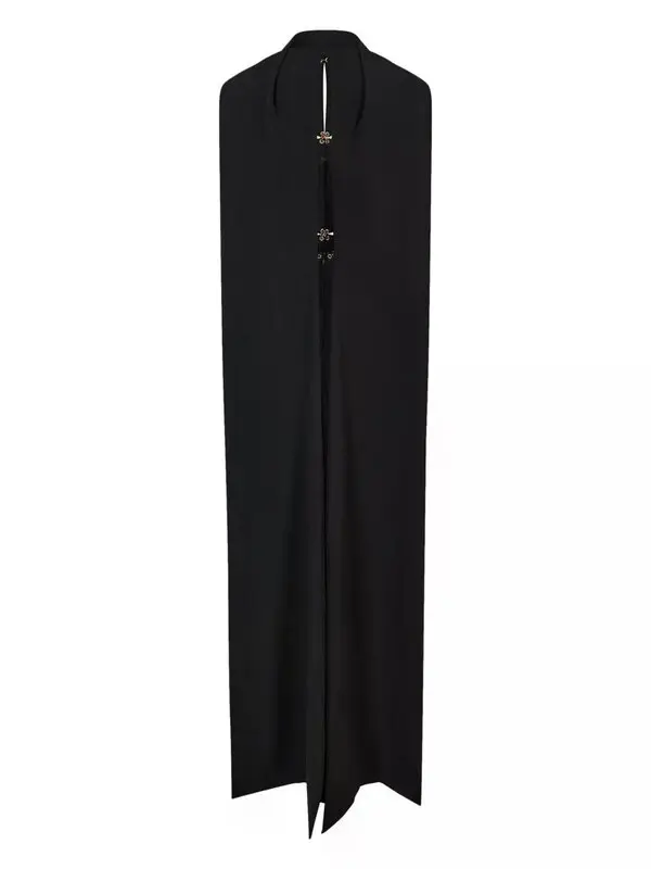 Rabanne Cut-out Long Cape Dress