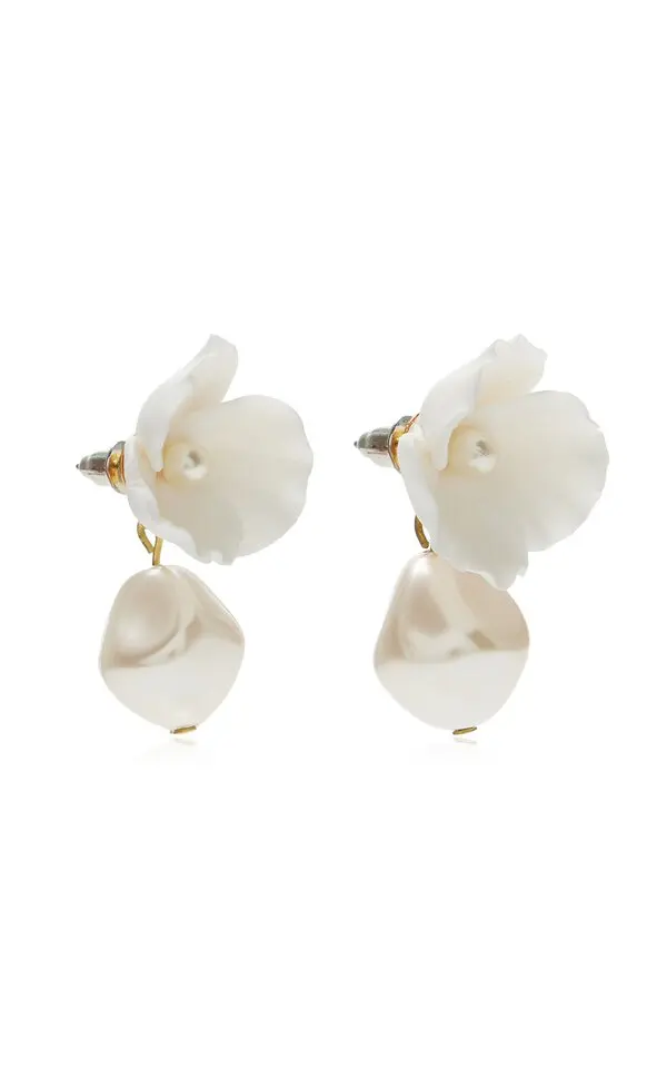 JENNIFER BEHR Clarabel Pearl Earrings