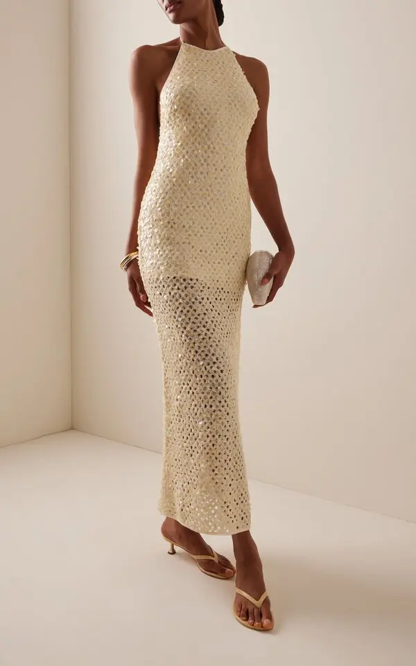 Significant Other Elliott Sequined Maxi Dress