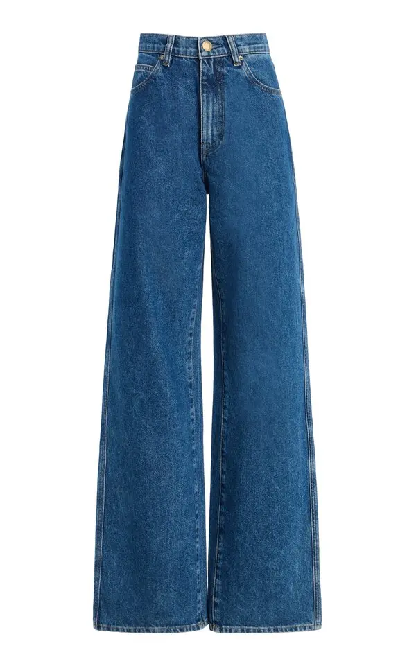 DL1961 Kaylen High-rise Straight-leg Jeans - Blue