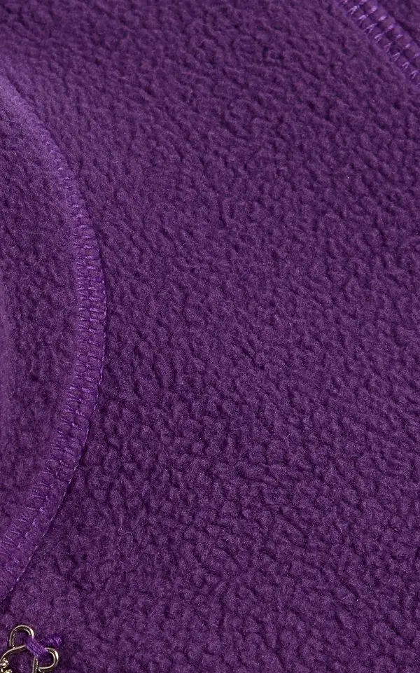 COLLEEN ALLEN Victorian-inspired Fleece Jacket - Purple