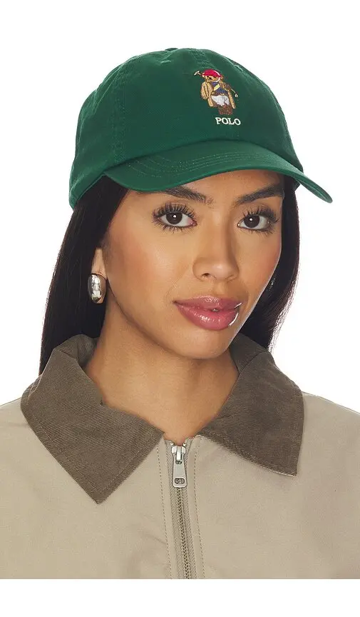 Polo Ralph Lauren Twill Woven Cap In Green - New Forest