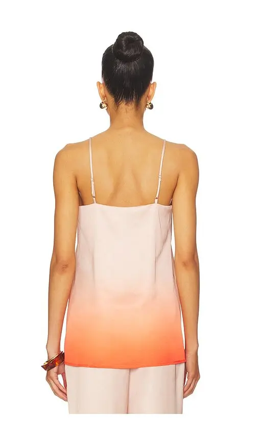 SNDYS Amaya Long Line Top In Peach
