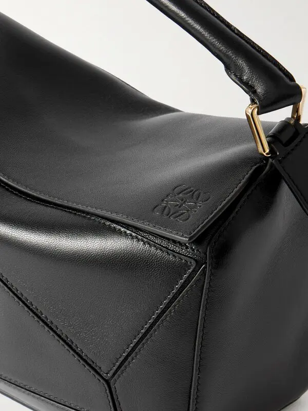 Loewe Featherlight Puzzle Small Shoulder Bag - Black