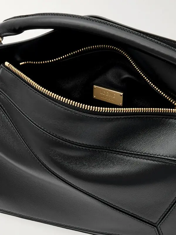 Loewe Featherlight Puzzle Small Shoulder Bag - Black