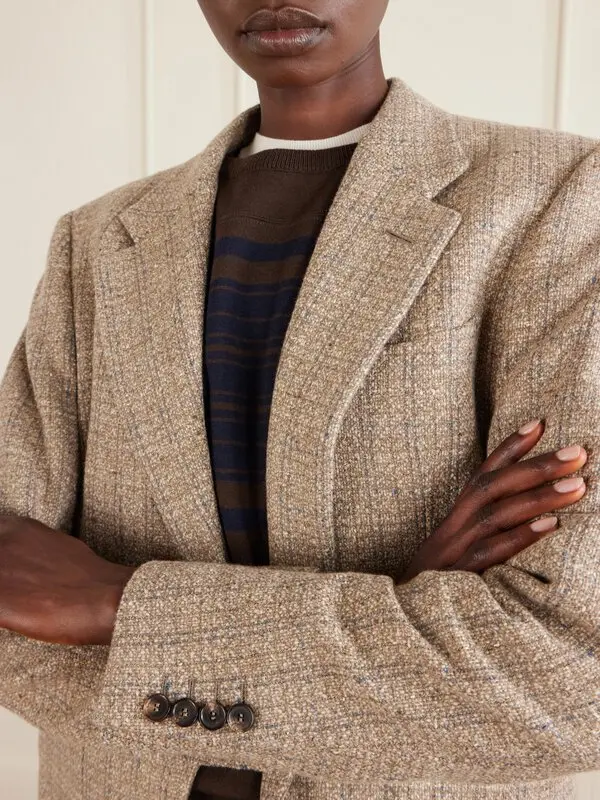 Loro Piana Hedland Checked Tweed Blazer