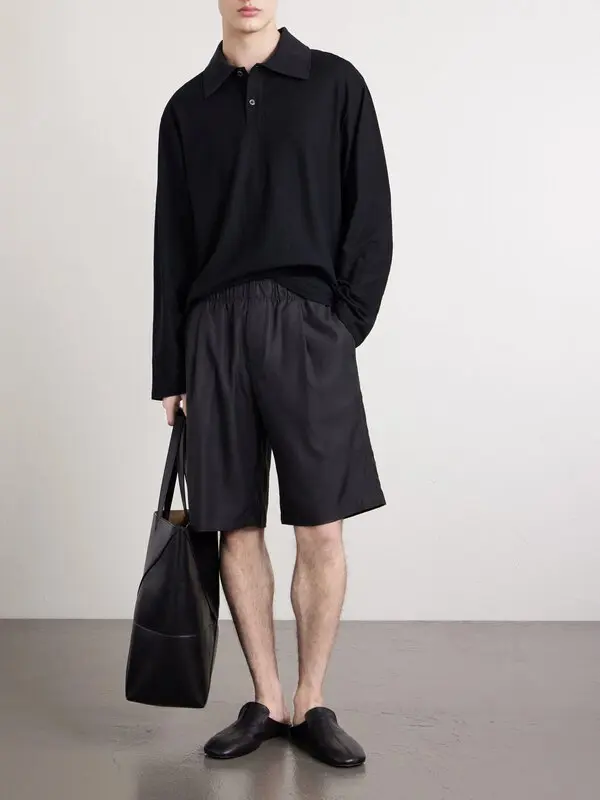 Our Legacy Leisure Straight-leg Twill Shorts