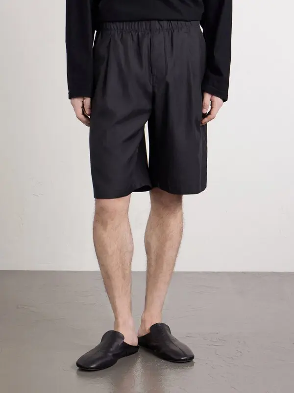 Our Legacy Leisure Straight-leg Twill Shorts