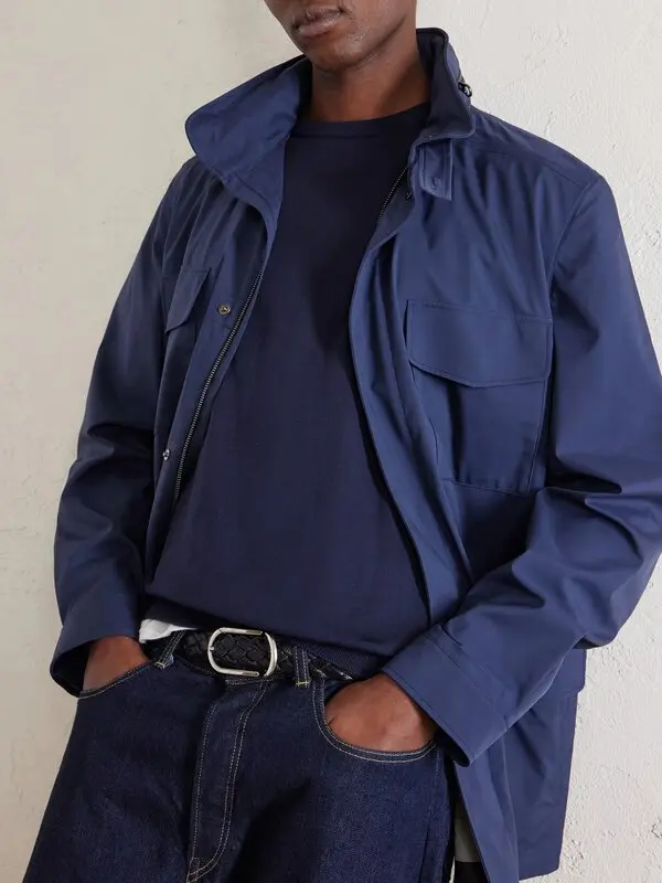Loro Piana Ice Wish™ Sea Island Cotton Sweater - Blue