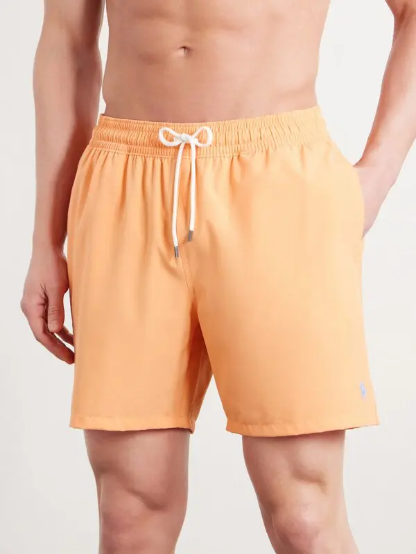 Polo Ralph Lauren Traveler Straight-leg Mid-length Swim Shorts - Orange