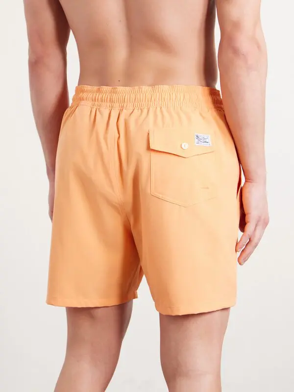 Polo Ralph Lauren Traveler Straight-leg Mid-length Swim Shorts - Orange
