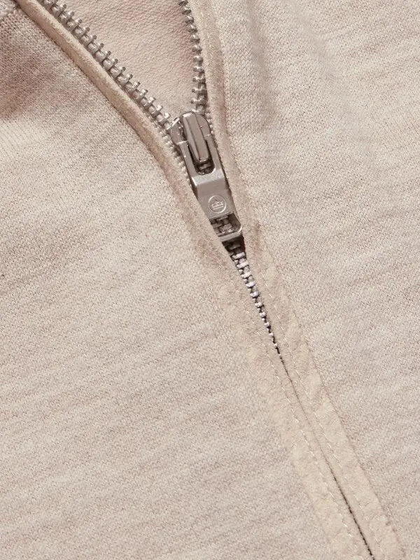 Peter Millar Excursionist Flex Merino Wool-blend Half-zip Sweater - Neutrals