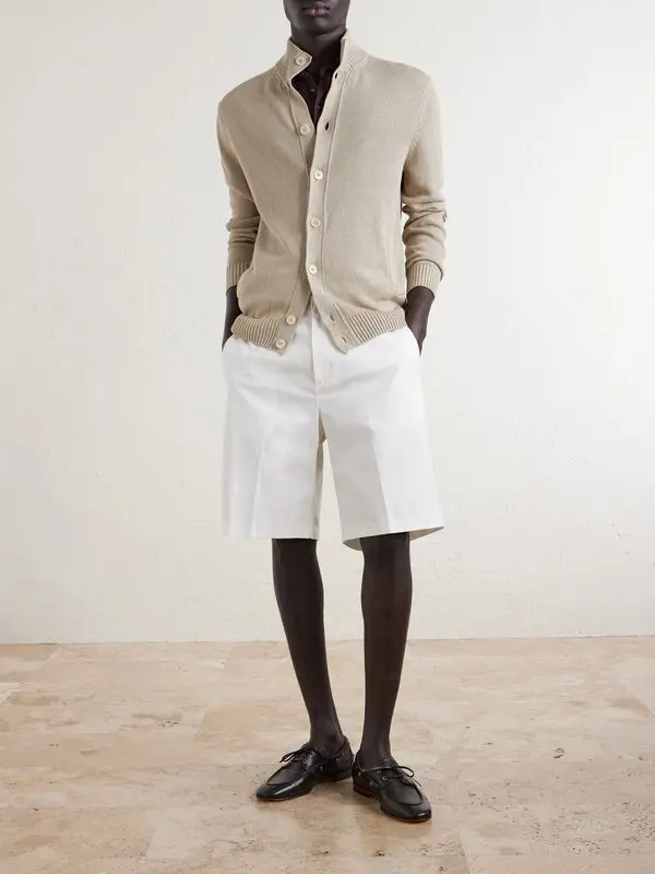SLOWEAR Linen And Cotton-blend Cardigan