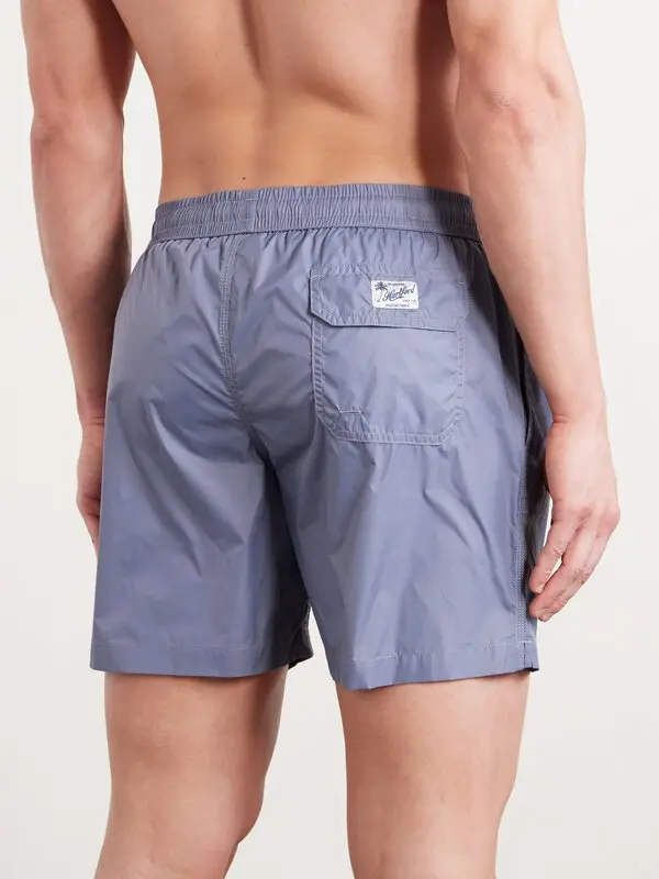 Hartford Straight-leg Recycled Swim Shorts - Gray