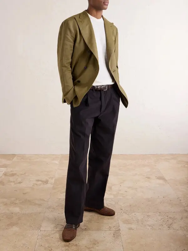 PIACENZA CASHMERE 1733 Silk And Linen-blend T-shirt