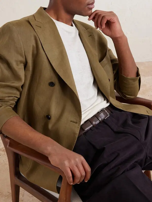 PIACENZA CASHMERE 1733 Silk And Linen-blend T-shirt