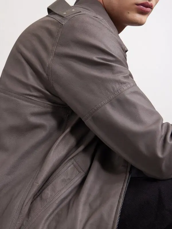 Rick Owens Brad Leather Jacket