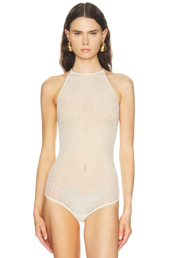 Wolford Daisy Net Bodysuit
