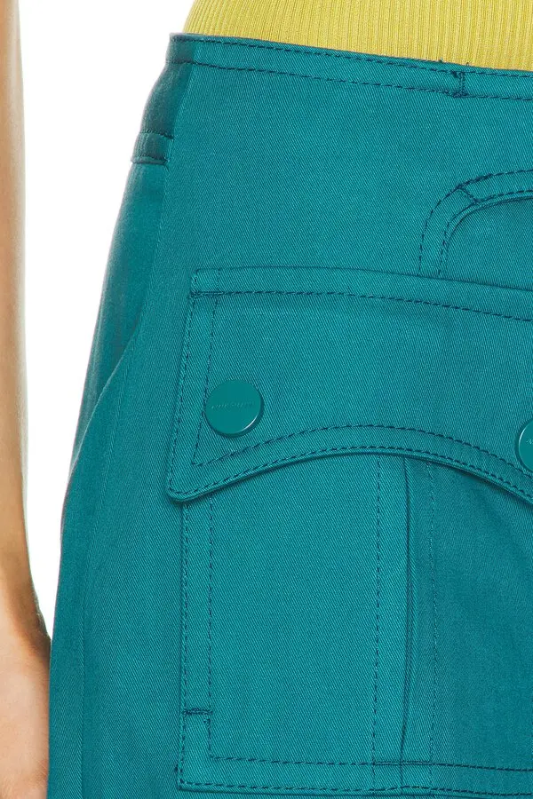 Zimmermann Luna Drill Flare Pant - Teal