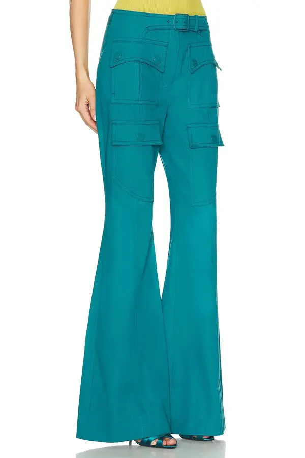 Zimmermann Luna Drill Flare Pant
