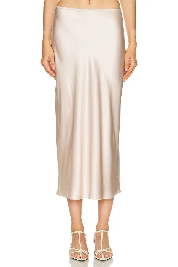 Sablyn Miranda Scallop Trim Skirt - Lunar