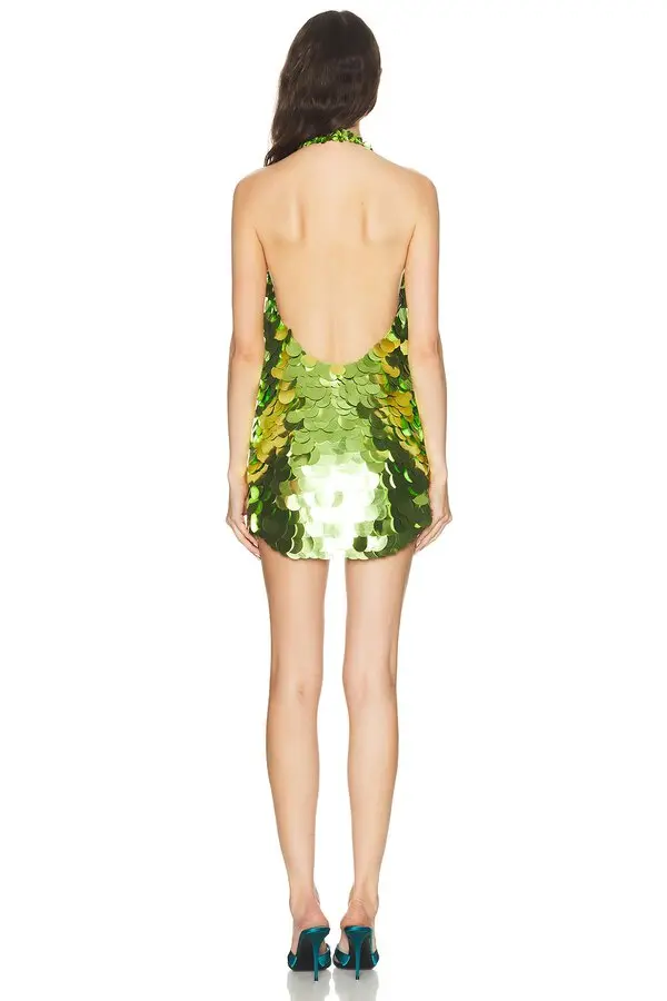 retrofete bondera sequin dress Retrofte Women's Bondera Sequin Dress - Eucalyptus