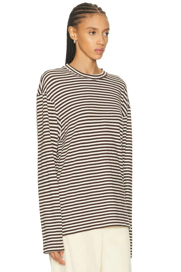 Sprwmn Long Sleeve Oversized Tee