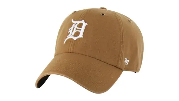 '47 X Carhartt Mlb Detroit Tigers Clean Up Cap - Brown