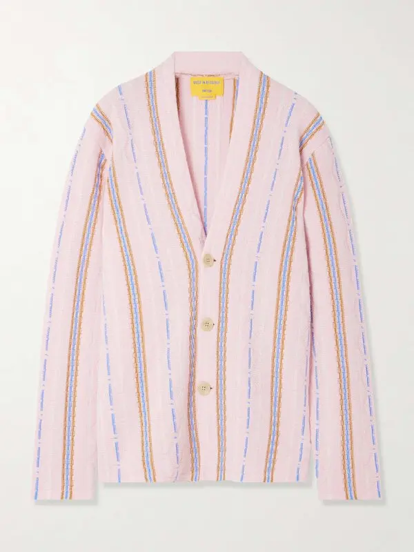 Guest In Residence Baja Striped Cashmere Cardigan - Multi