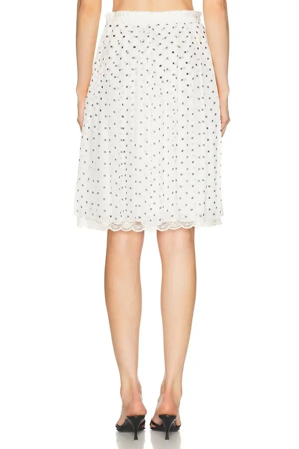 Marc Jacobs Layered Crinkle Chiffon Skirt