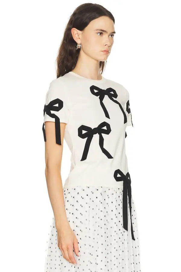 Marc Jacobs Bow Shrunken Tee