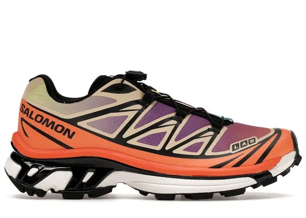 SALOMON Xt-6 Sneakers - Black/almond Cream/dragon Fire