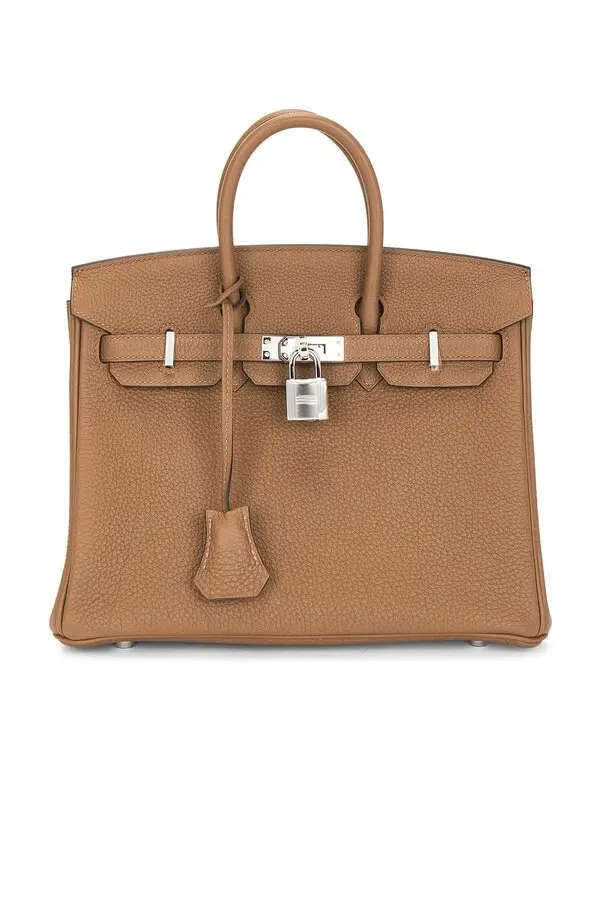 Hermès Togo Birkin 25 Handbag In Brown - Alezan