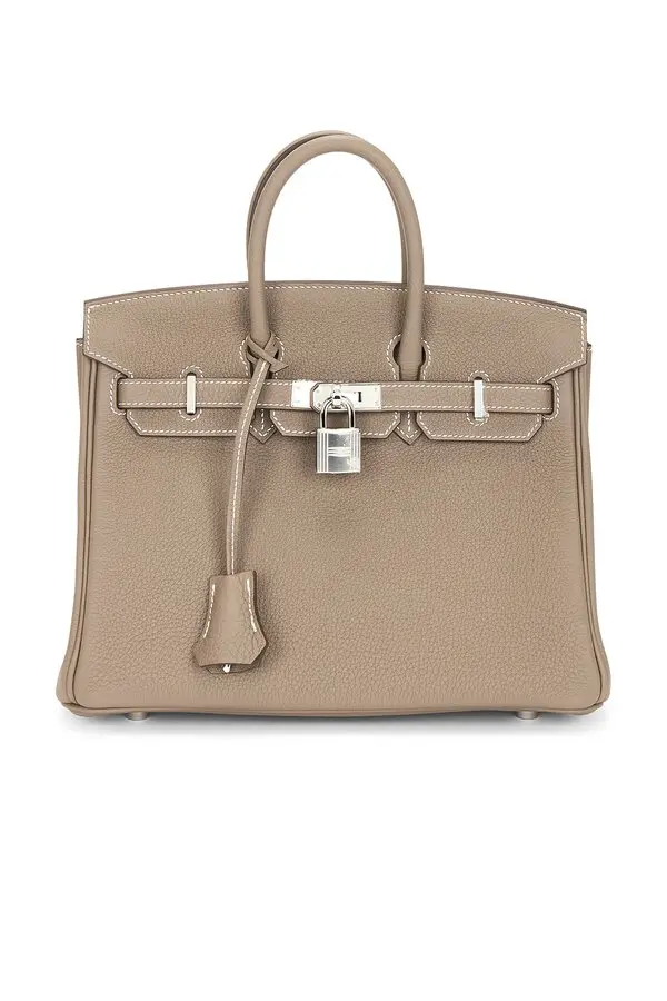 Hermès Togo Birkin 25 Handbag - Etoupe