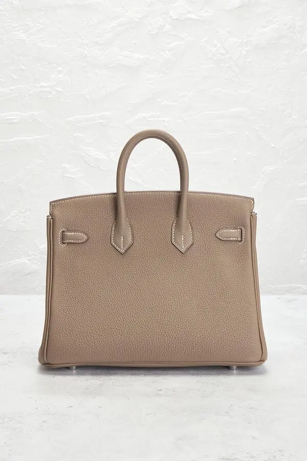 Hermès Togo Birkin 25 Handbag - Etoupe