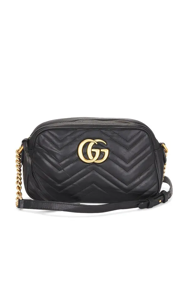 Gucci Gg Marmont Shoulder Bag - Black