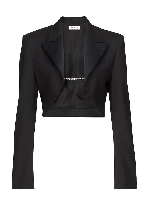 Alaïa Tuxedo Bolero Blazer