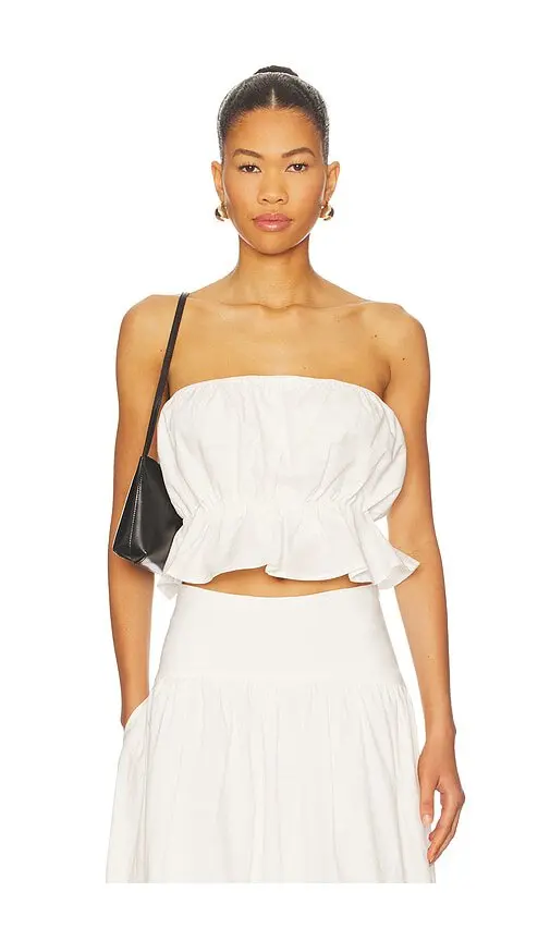 SNDYS. Nesa Strapless Top